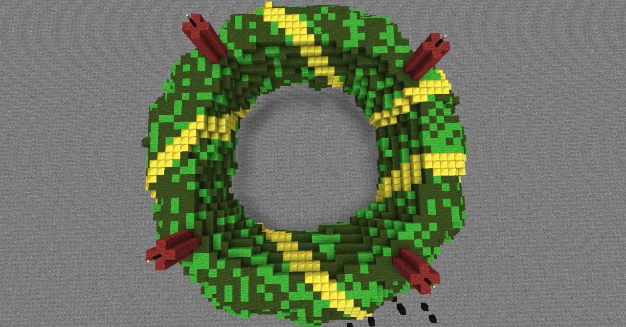 Minecraft 1.6 - Advent wreath | Adventkranz Minecraft Map