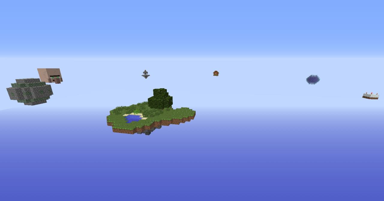 Skyblock Multi-Islands Map Minecraft Map