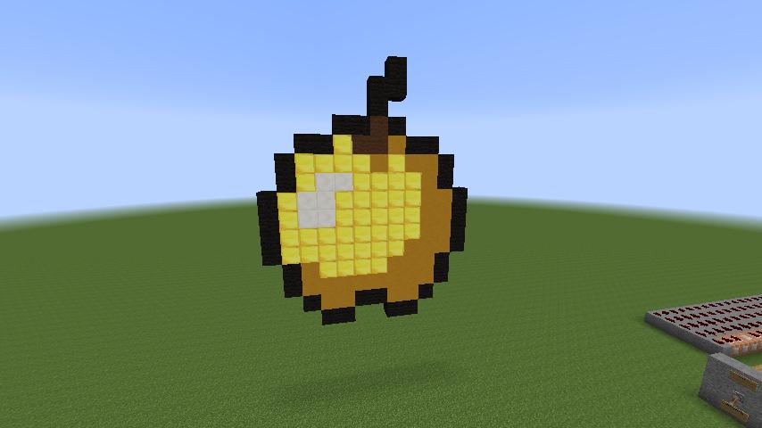 switch apple/golden apple Minecraft Map