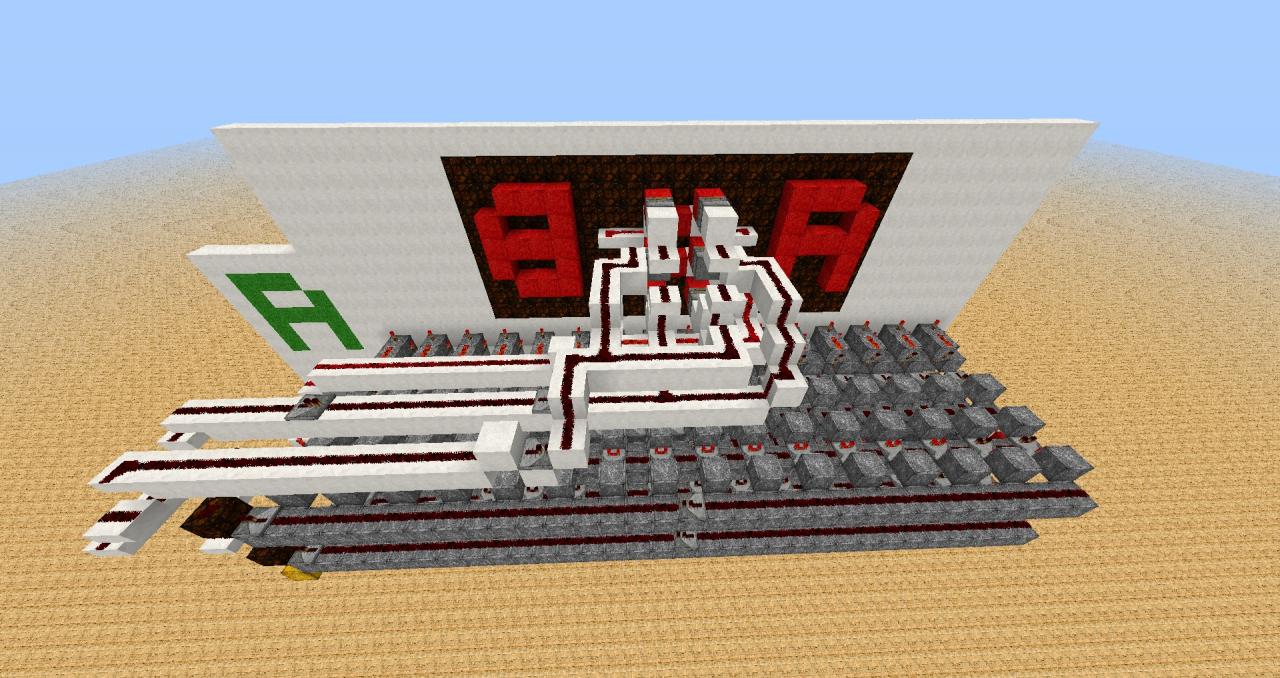 Comparator 16-bit Minecraft Map