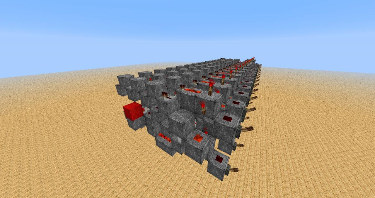 Comparator 16-bit Minecraft Map
