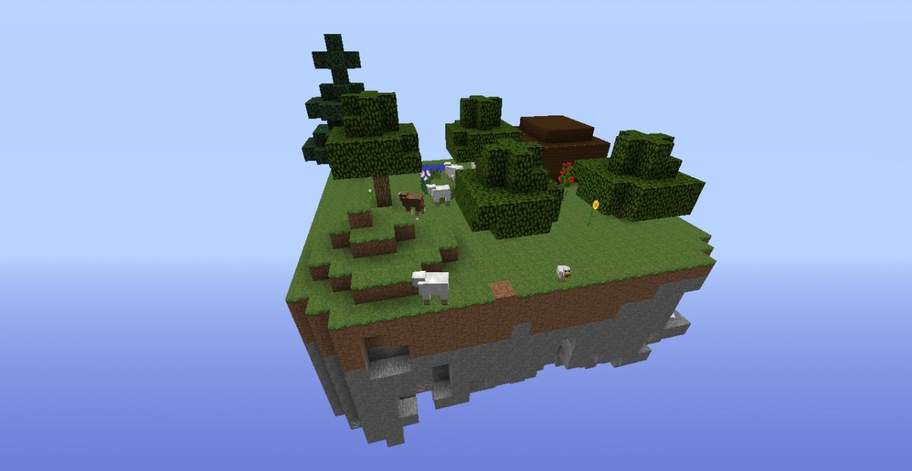 4 islands survival Minecraft Map