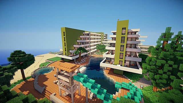 BayView Beach Resort ||Pwego Server|| Minecraft Map