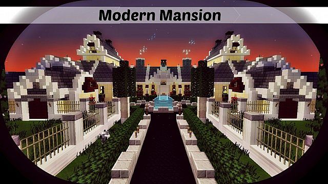 Modern Mansion Minecraft Map