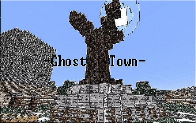 -Ghost Town- Hide and Seek Map! Minecraft Map