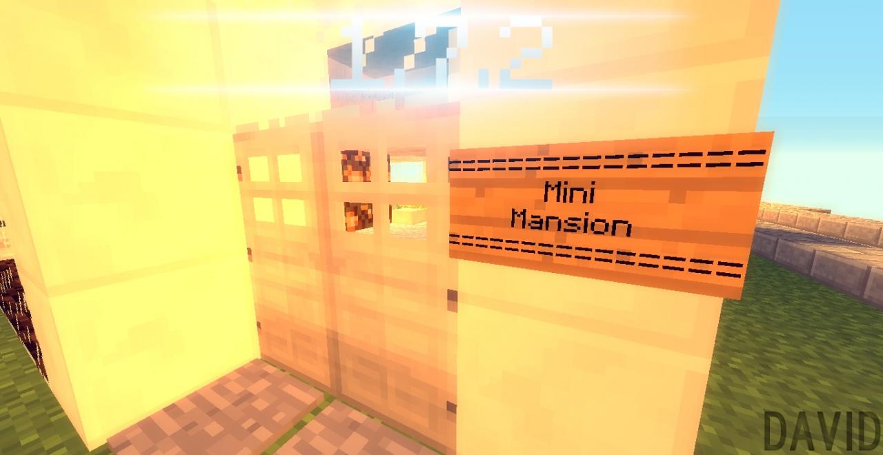Mine and Build : Mini Mansion Minecraft Map