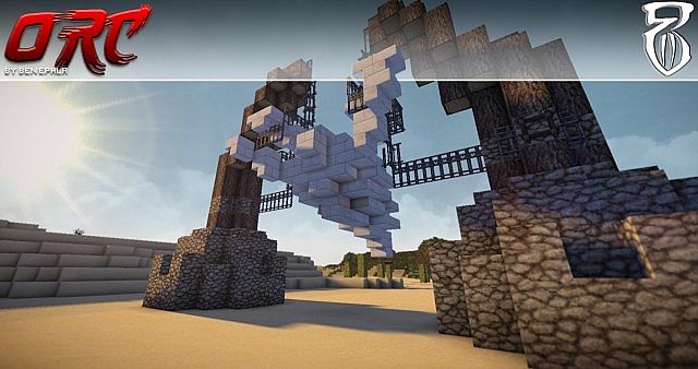 Orc - Dragon Skull Decoration [Myths of Daedwin] Minecraft Map