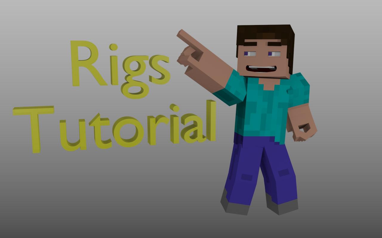 How to setup my Blender Rigs [Tutorial] Minecraft Blog