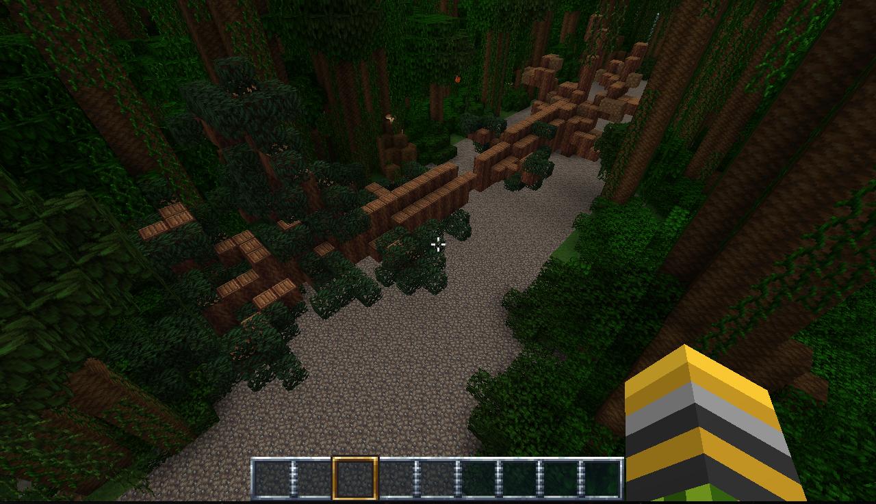 Jungle Track Minecraft Map