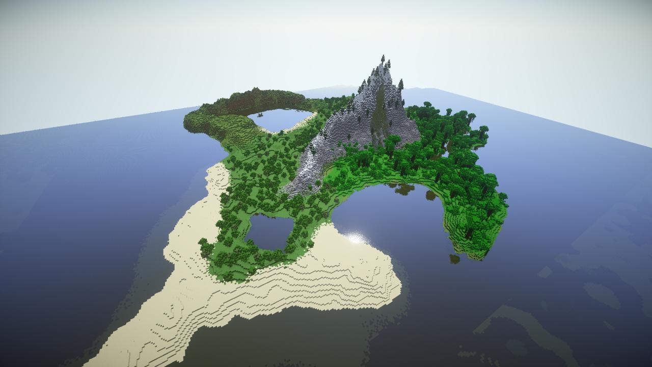 The Lost Island [Custom Terrain] Minecraft Map