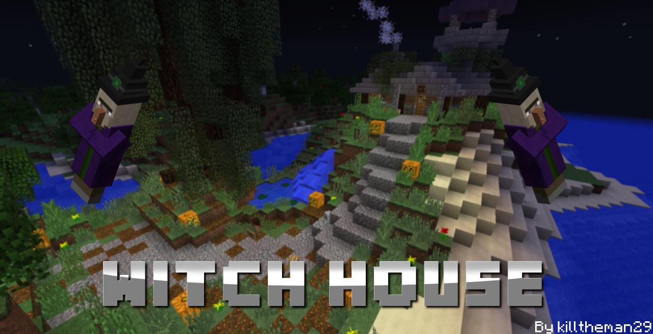 Spooky Witch House w/ Custom Tree Minecraft Map