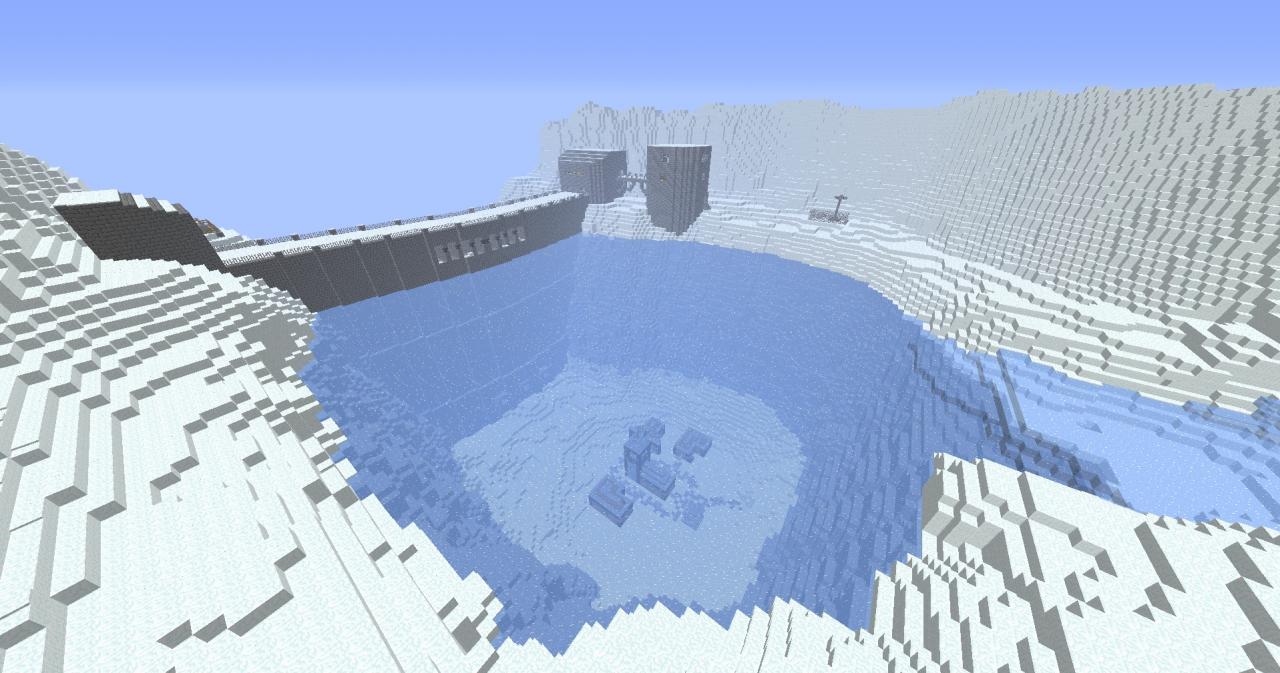 Minecraft Snow Dam [Mc 1.6.4] Minecraft Map