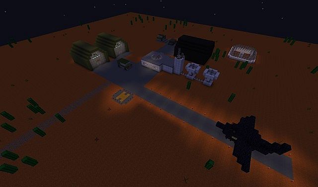 Area 51 - Top Secret Military Base and Research Center Minecraft Map