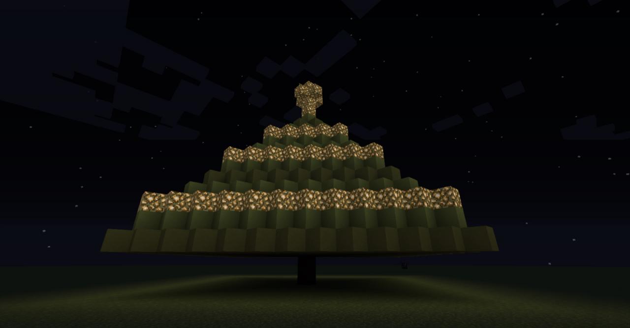 Christmas Tree (decorated with lights only) Minecraft Map