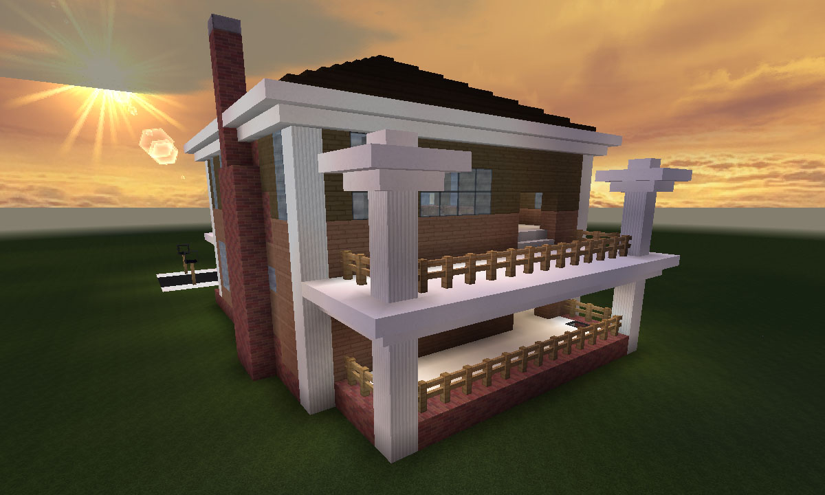 Minecraft Huis - Country House 461 - Including Map Download And ...