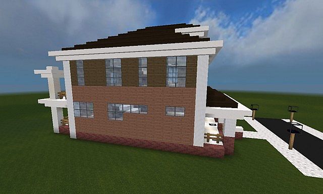Minecraft Huis - Country House 461 - Including Map Download And ...