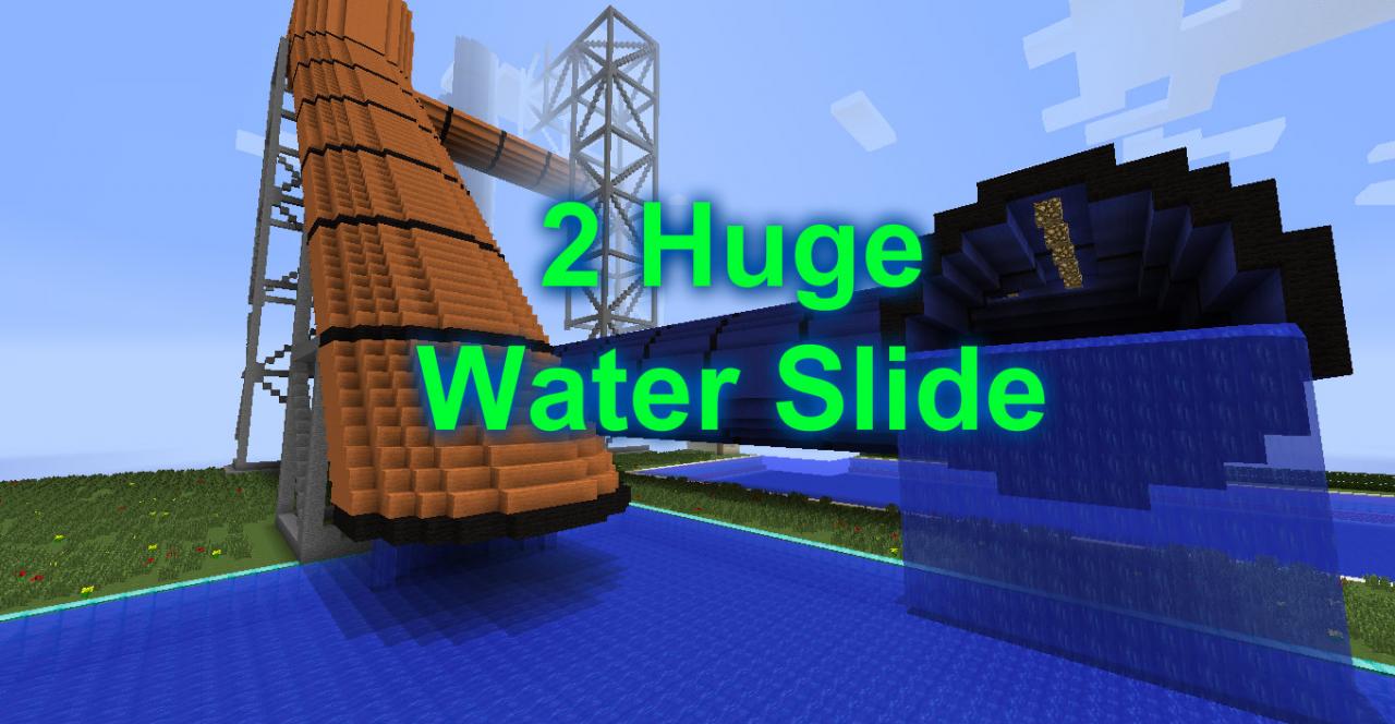 big water slide Minecraft Map