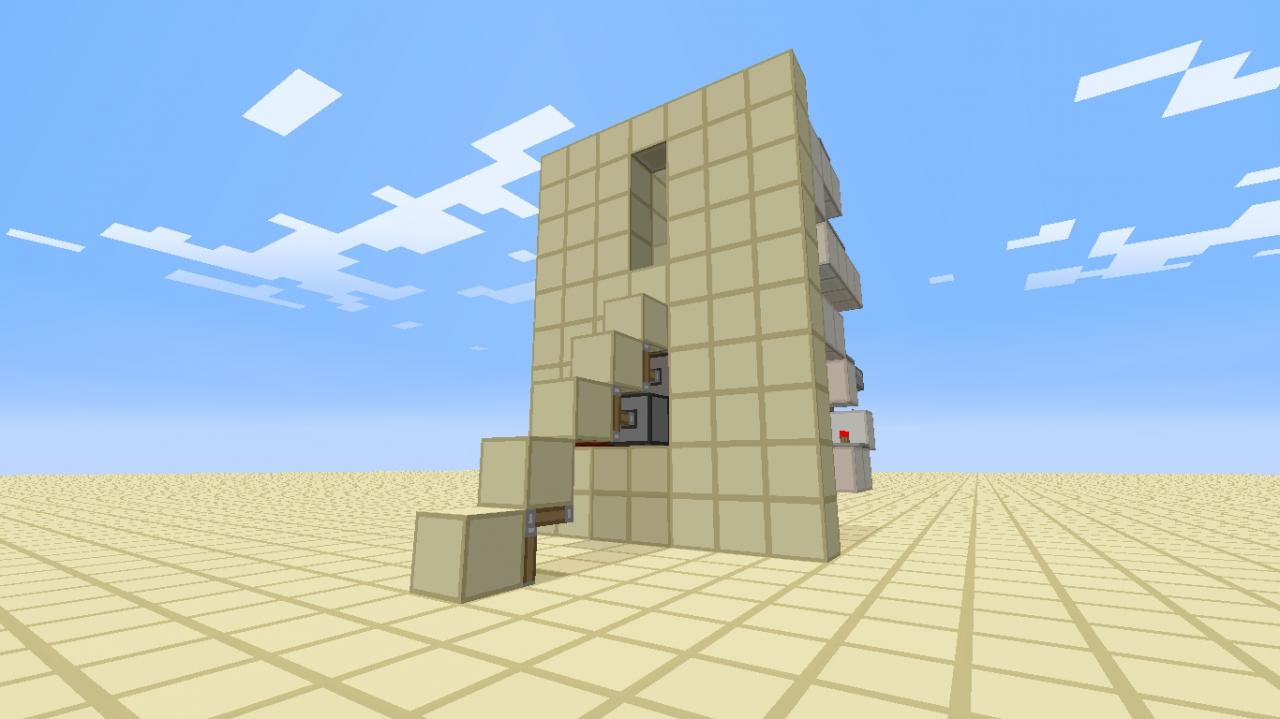 World First 5 blocks out the wall staircase. Minecraft Map
