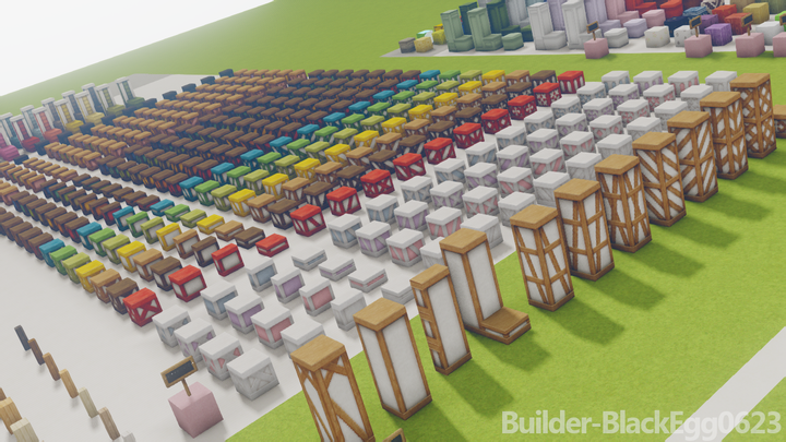 Block Sample World【cocricot ResourcesPacks/MOD】for 1.12.2 Minecraft Map