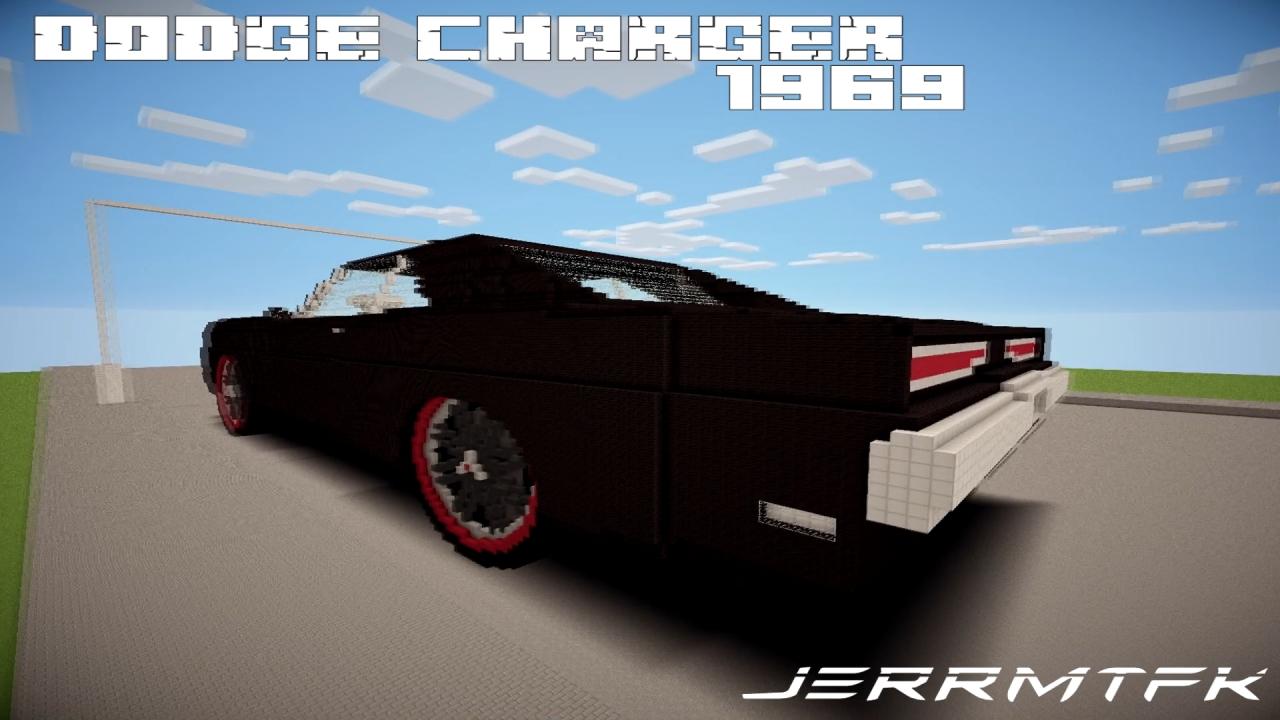 Dodge Charger 1969 JerrMTFK Minecraft Map