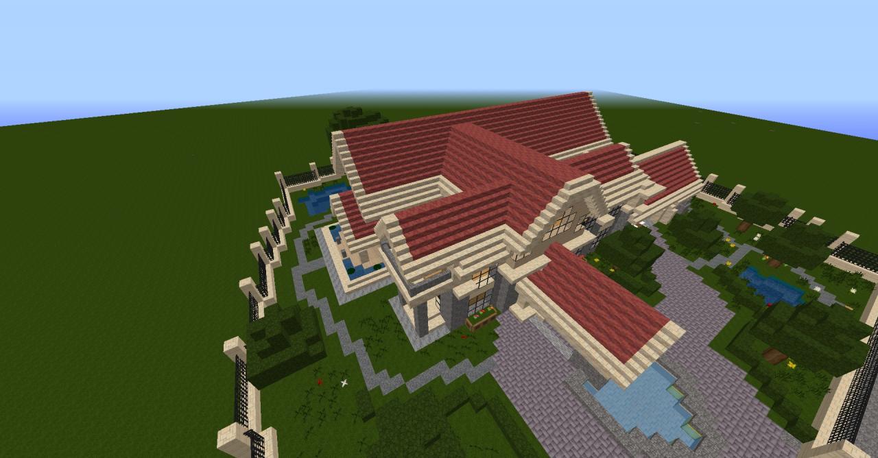 Rich Modern Mansion Minecraft Map