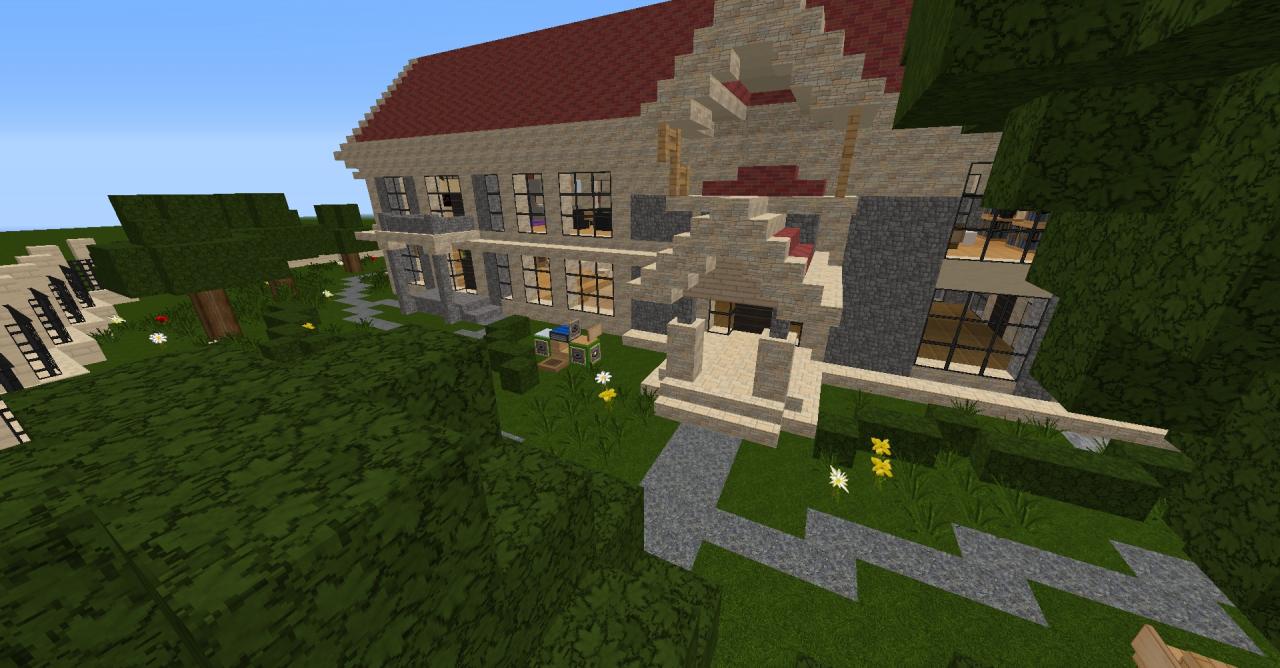 Rich Modern Mansion Minecraft Map