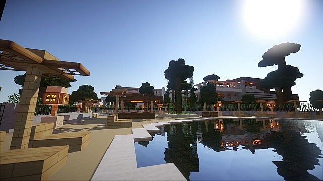 | MIRRORS | Modern Resort Project [ 1.2 ] Minecraft Map