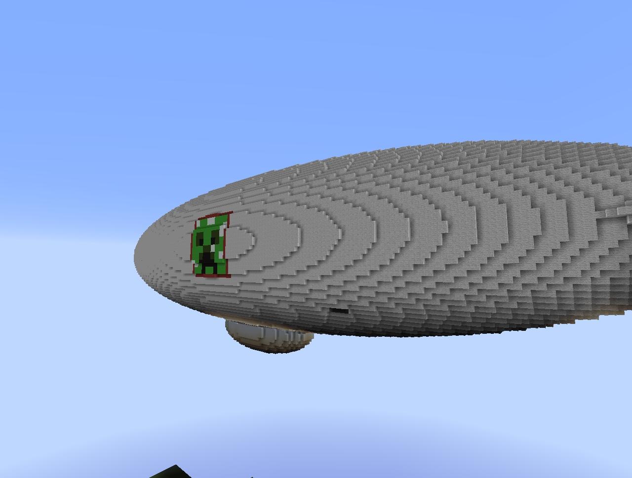 Creeper zeppelin Minecraft Map