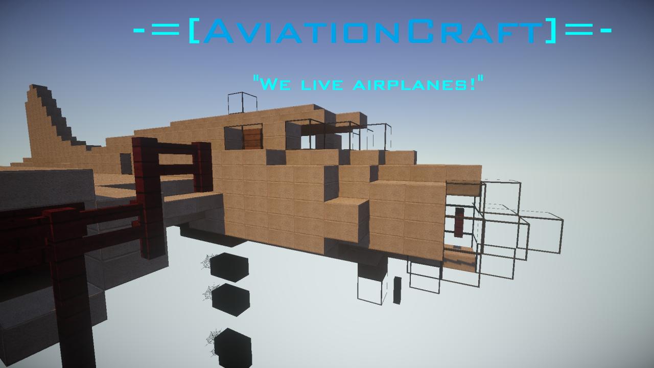 -=[AviationCraft]=- -=[Airplane Showcase]=- Minecraft Server