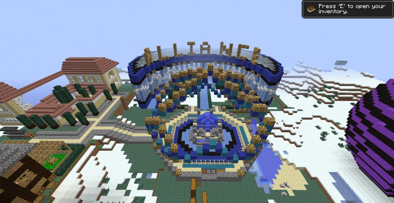 Survival w/ Fly build: Alliance Spawn Minecraft Map
