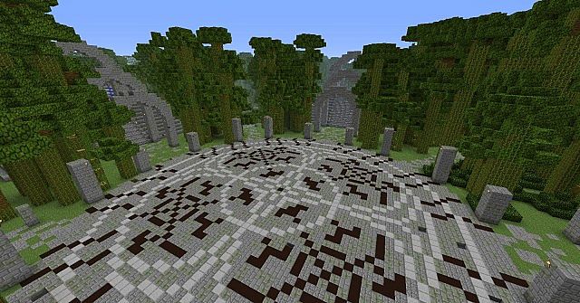 Silvarum Desserta (Jungle Ruins Hub) Minecraft Map