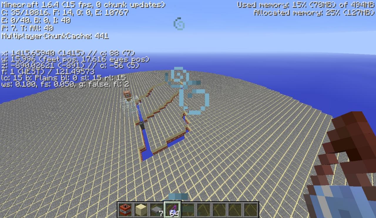 Falling Sand A Minigame By: CloudiamondHD Minecraft Map