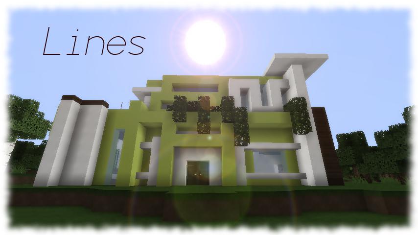 | Lines | A Modern Minecraft Build Minecraft Map