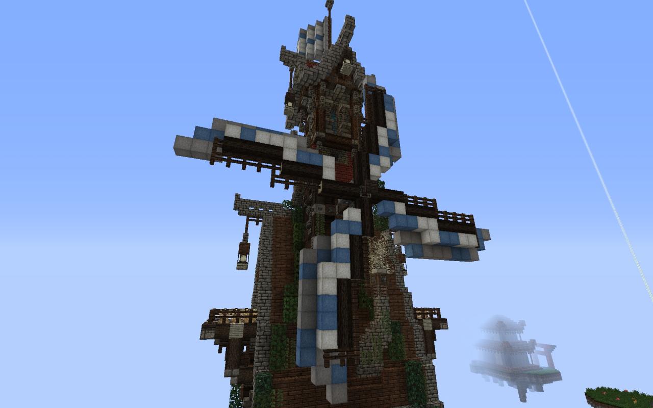 Steampunk Tower House Minecraft Map