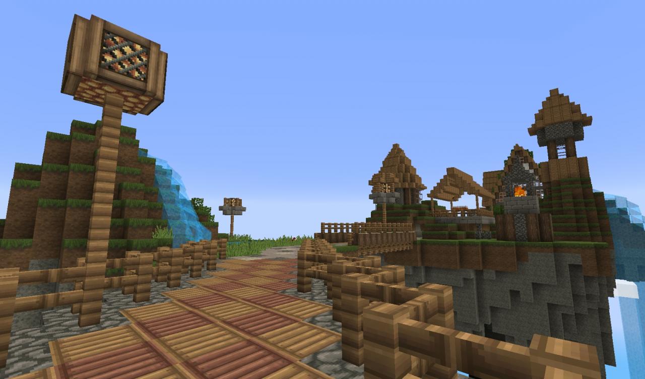 The floating island of elstar Minecraft Map