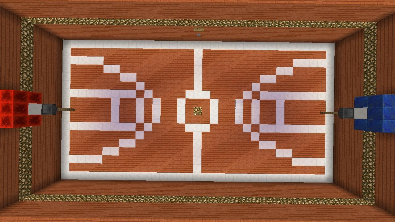 Working BasketBall Minecraft Map