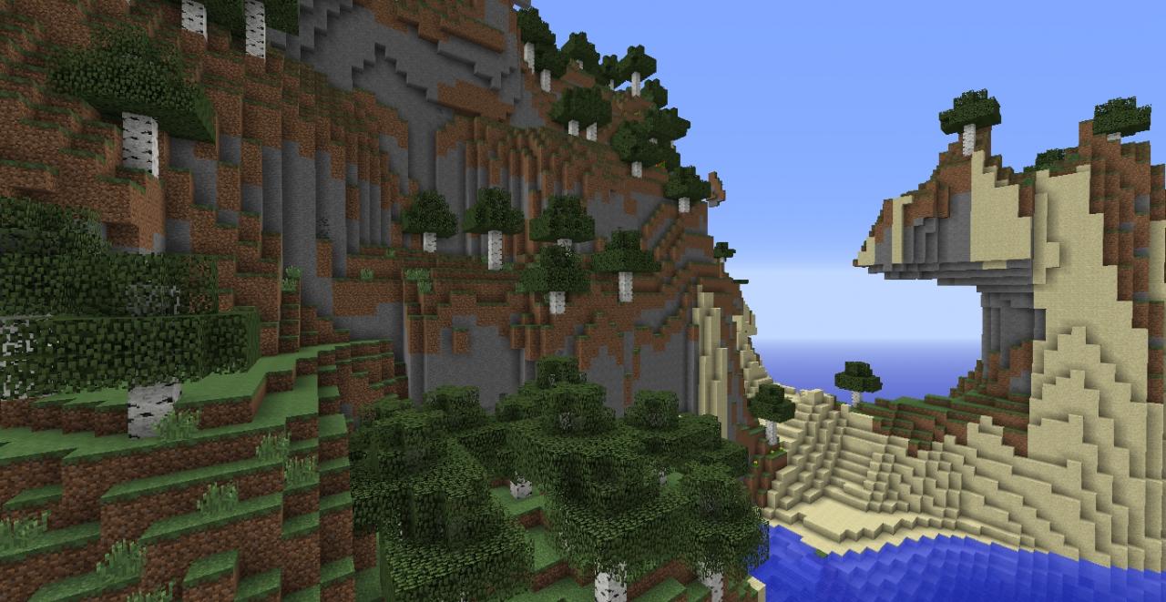 Natural Minecraft World Minecraft Map