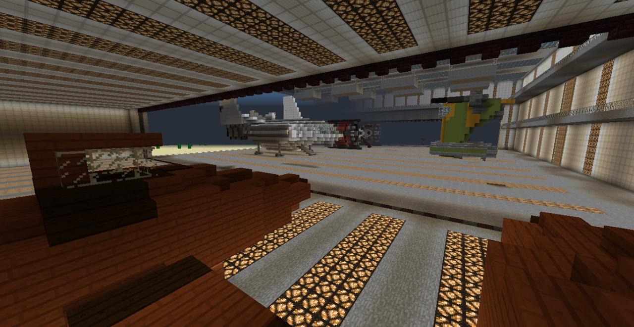Starship Hangar Bay Minecraft Map