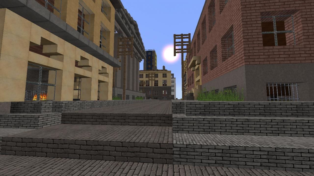 City ~~~ on Survival mode Minecraft Map