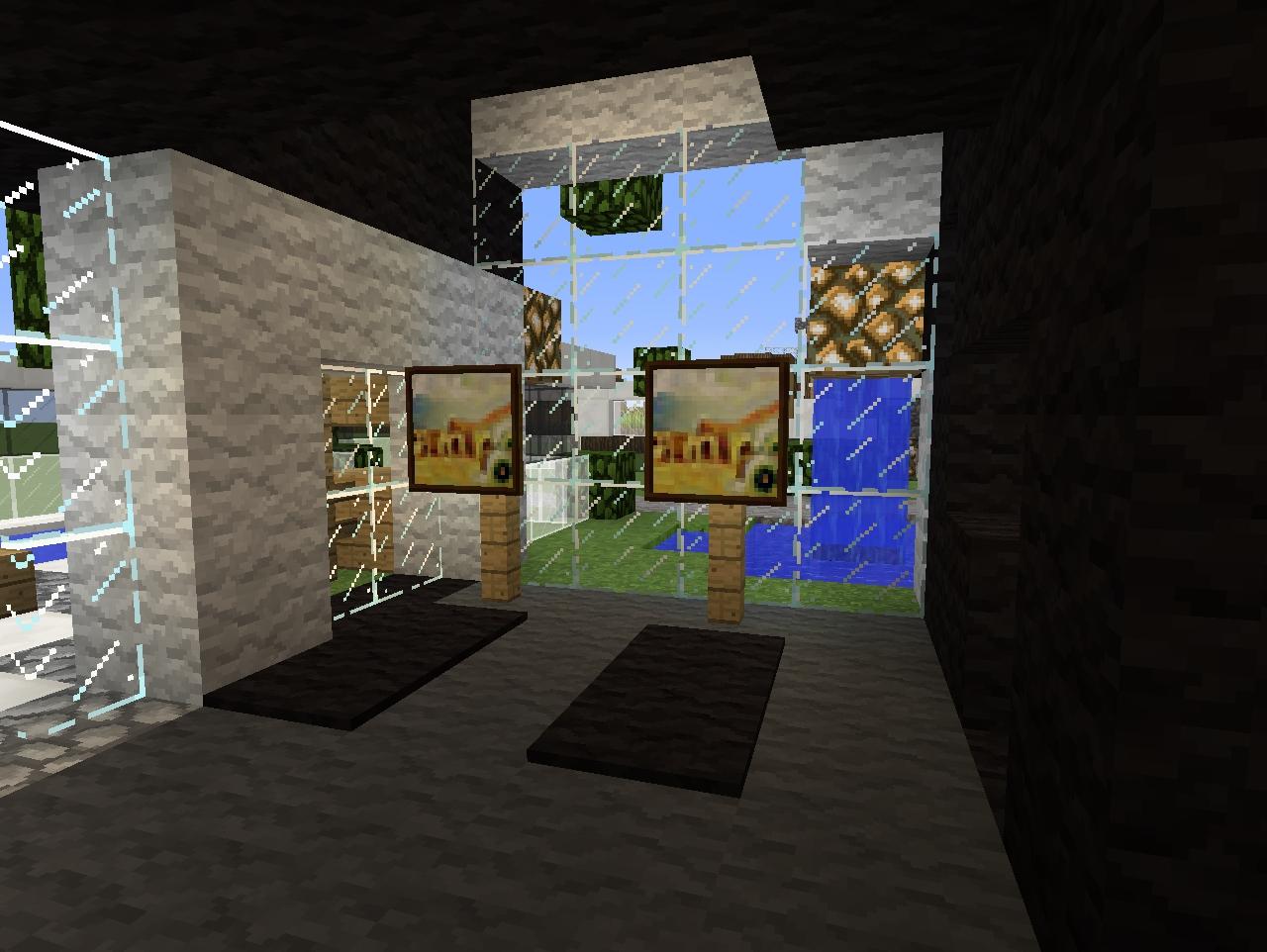 Crooked Modern Villa Minecraft Map