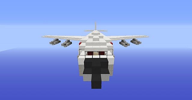 Boeing 707 der TWA Minecraft Map
