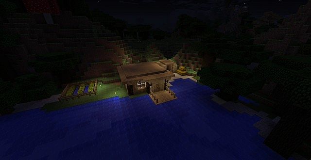 Small fishing house. Minecraft Map