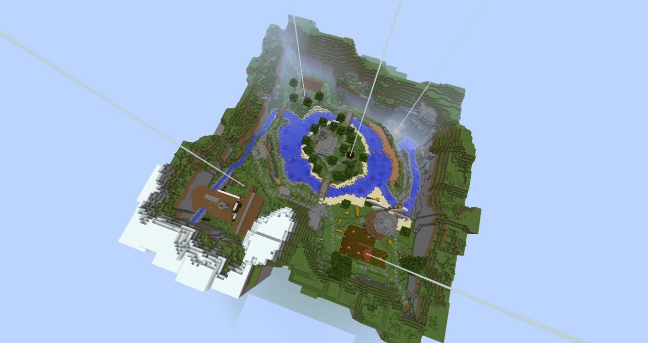 Flatland Lake Minecraft Map