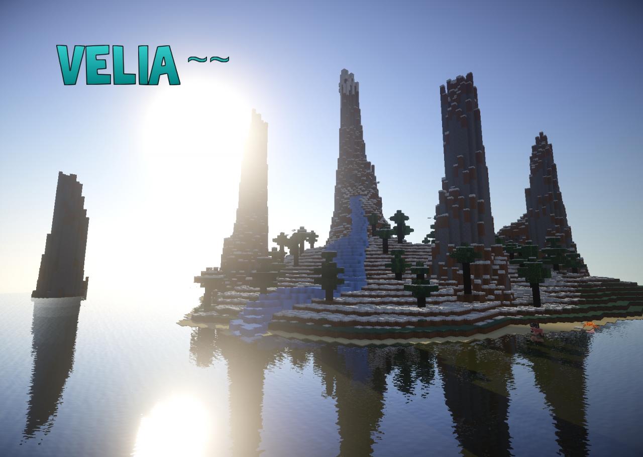 Velia - The five moutains Minecraft Map