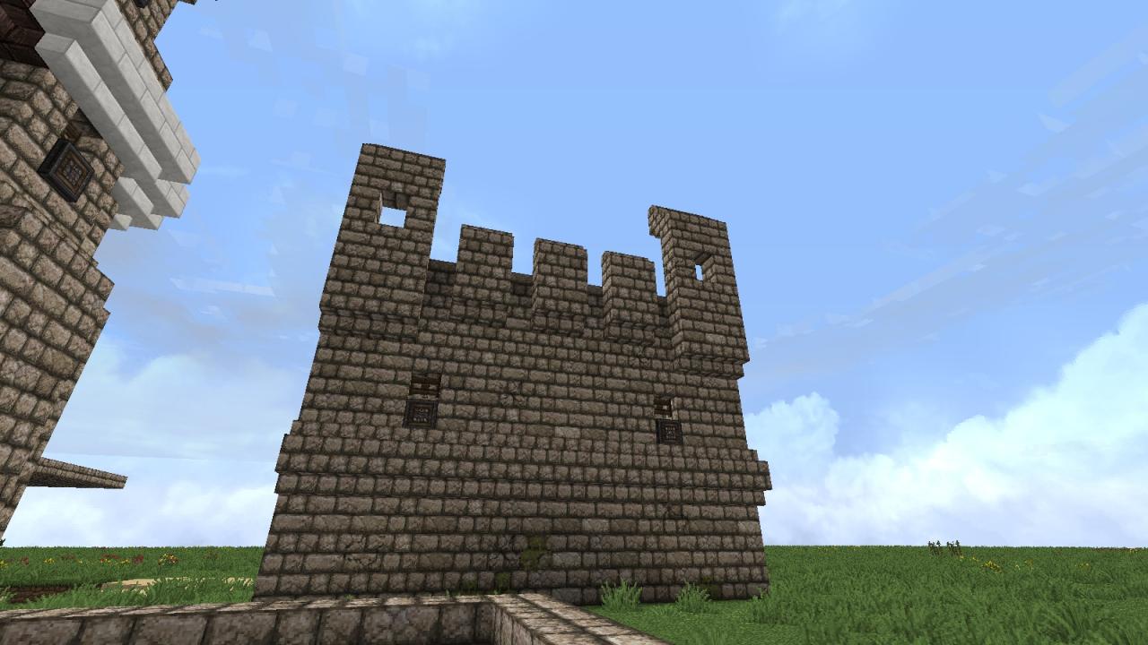 Elven wall segment Minecraft Map