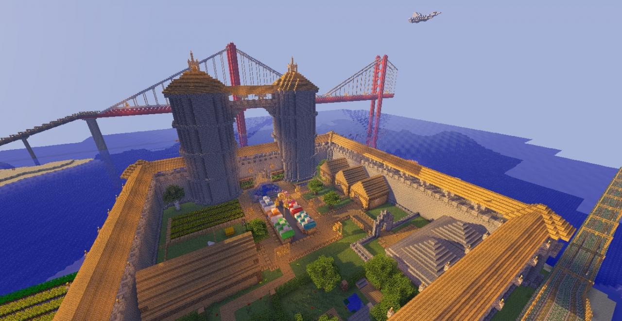 Castle Of Village Minecraft Map