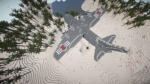 AC-130 - The most realistic AC-130 by E. Minecraft Map