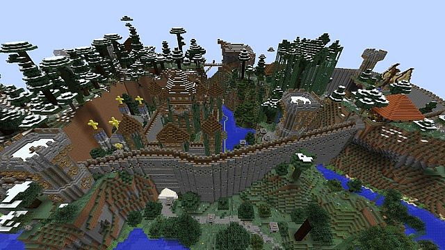 Castle Village Minecraft Map