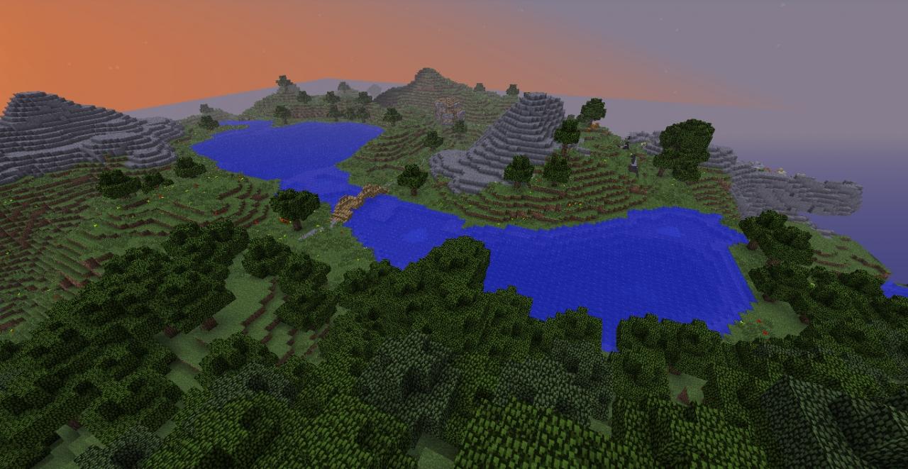 A Slice of the World Minecraft Map