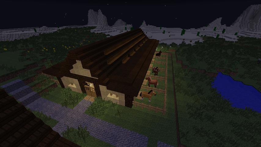 Horse Farm Minecraft Map